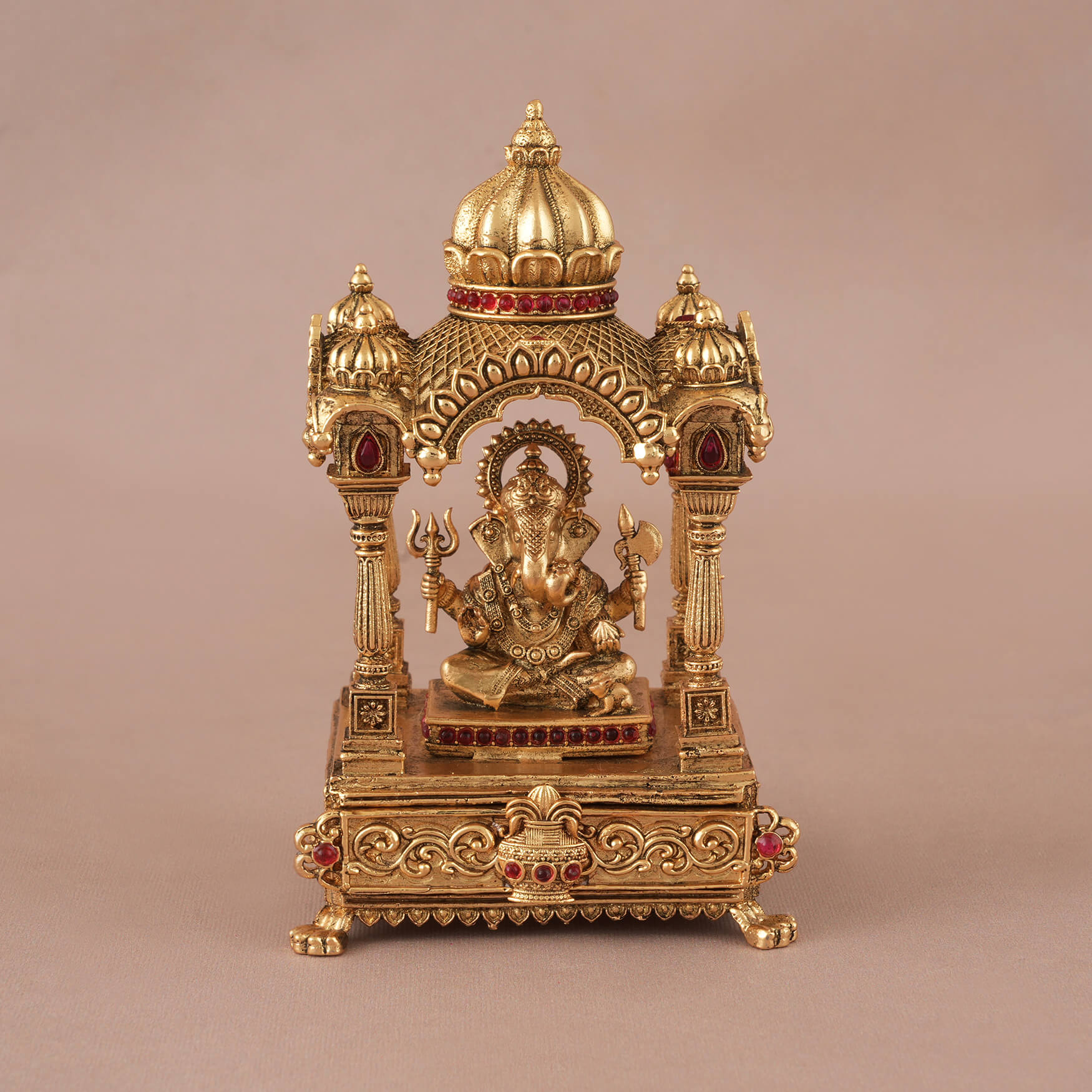 Antique gold floral muticolor jhumka earring | Free Cod – smarsjewelrys