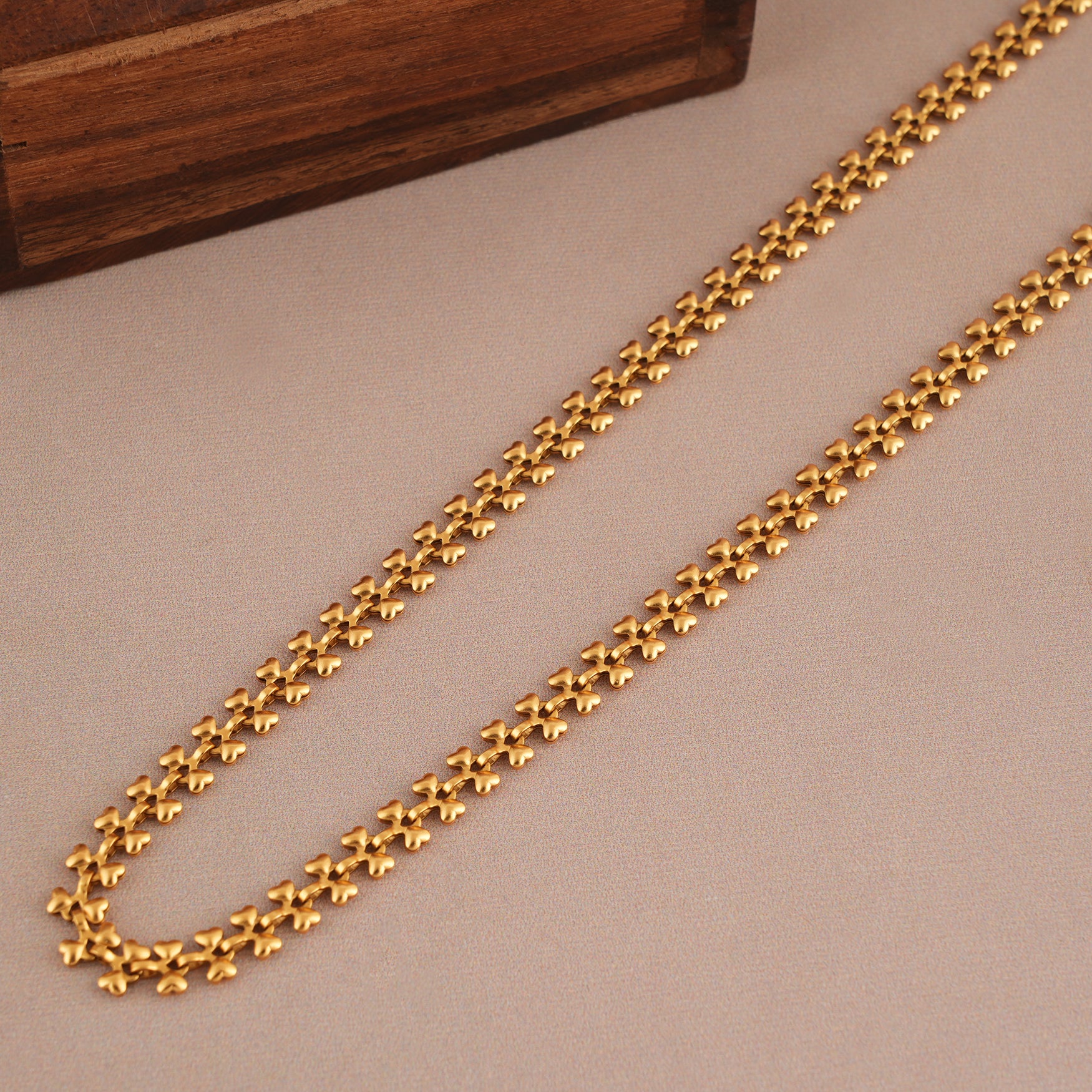 Cute antique gold delicate chain for women - smarsjewelrys