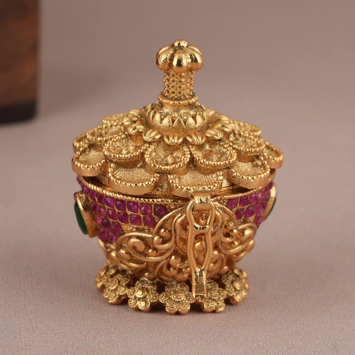 Antique gold floral muticolor jhumka earring | Free Cod - smarsjewelrys